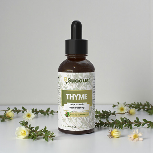 Thyme Tincture — Liquid Extract | Natural Herbal Wellness Drops | MySuccus