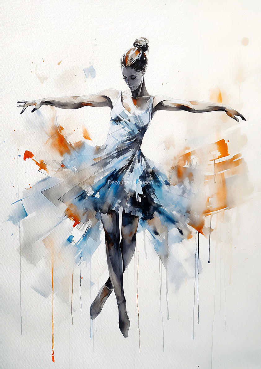 Virtuoso | Rice Paper Decoupage | Andy Skinner | A4 | Red Barn Boutique