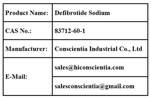 Defibrotide Sodium API Manufacturer Supplier Provider