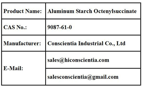 Aluminum Starch Octenylsuccinate Manufacturer | Supplier | Provider