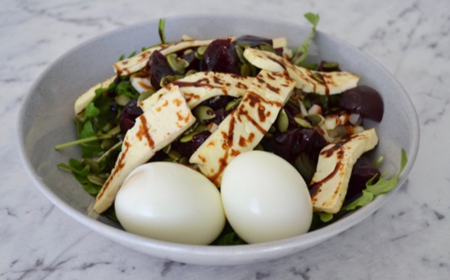 Beetroot & Haloumi Salad