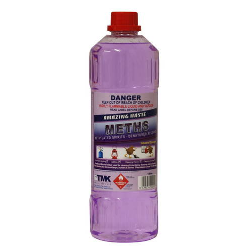 TMK - Amazing Haste Methylated Spirits - 1 Litre | Fiordland Frontier ...