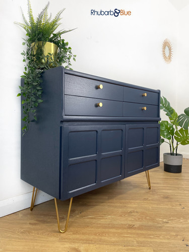 Blue Nathan sideboard | Rhubarb & blue