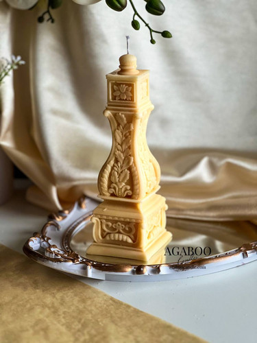 Elegant Classical Roman Pillar Candle | Agaboo Candles