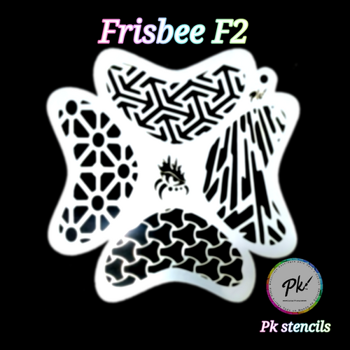 PK Frisbee Stencil - F2 (Patterns 2) | 2meenie