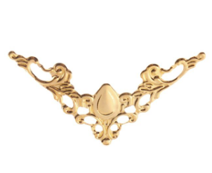 Gold Metal Filigree Brackets - 40mm (10pcs) | 2meenie