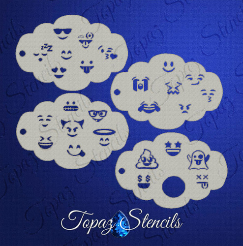 Topaz Stencils - Emoji set | 2meenie