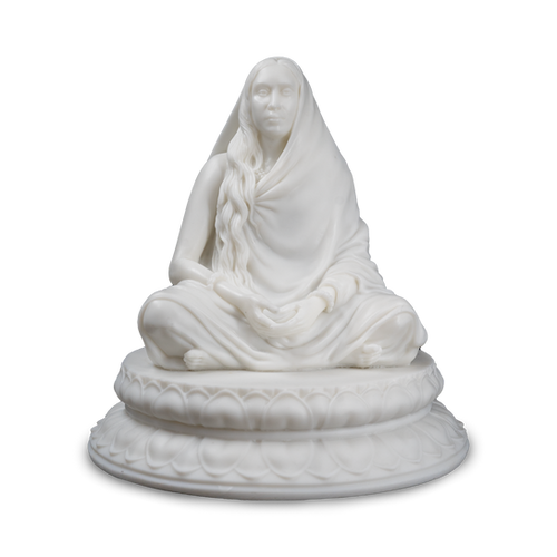 Sri Sharada Maa Sculpture |Marble Statue |Minicreature | 10 inch