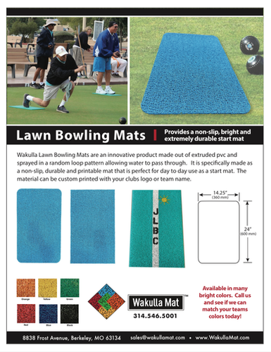 Lawn Bowling Mats | Wakulla Mat
