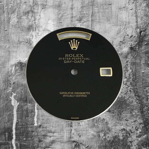 Custom Black Onyx Dial For Rolex Day-Date 36mm - Cal 3155/3055 (Gold ...