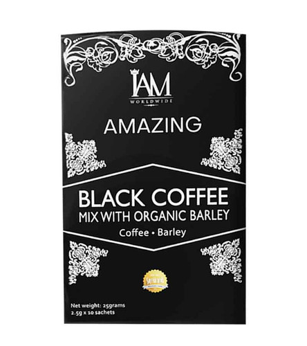 IAM BLACK COFFEE WITH BARLEY | Ecommercetemplate