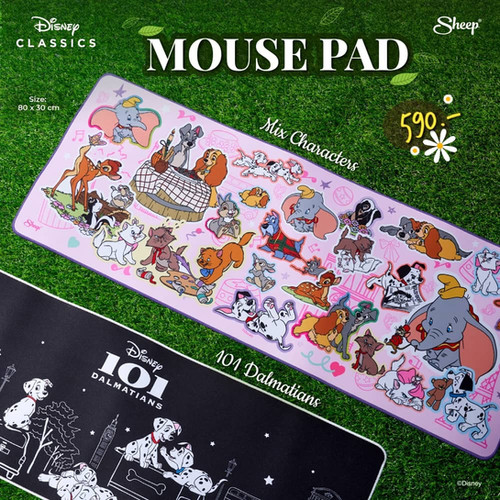 แผ่นรองเมาส์แผ่นใหญ่ ลายน่ารัก Mousepad การ์ตูนดิสนีย์ Disney ยุค 90