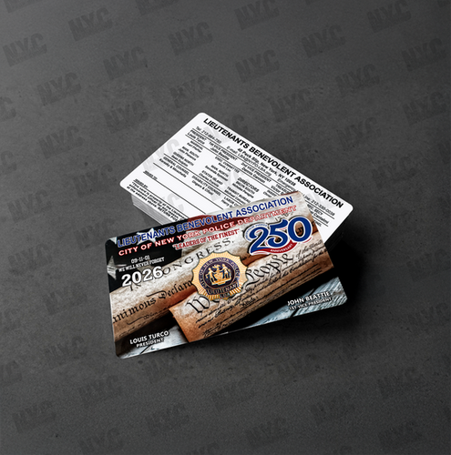 2026 NYPD Lieutenant PBA Card | Nyc Prop Shop
