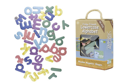 Magnetic Alphabet Lowercase - 40 Pcs | timbertoys