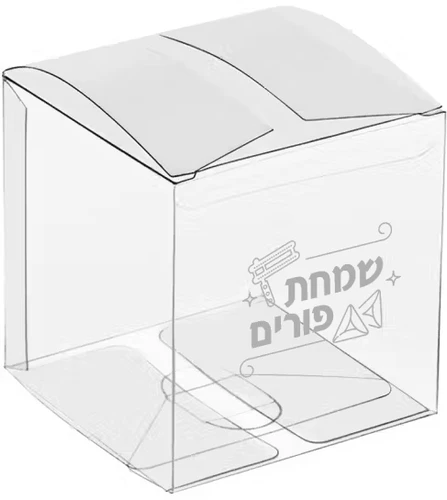 Purim PVC Box 3x3x3 (6 Count) | AllSetBoca