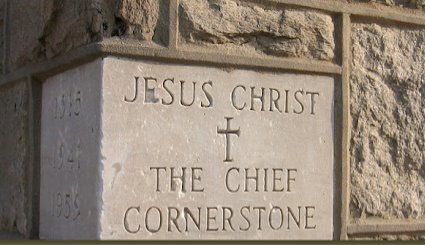 ‘Jesus Christ himself being the chief corner stone’ (Ephesians 2 v 20)