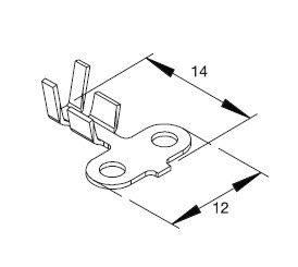 DOUBLE HOLES GROUNDING TERMINAL | Terminalium
