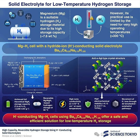 solid hydrogen battery