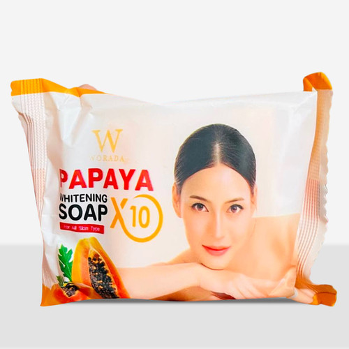 WORADA PAPAYA WHITENING SOAP | GoNGlowUAEPH