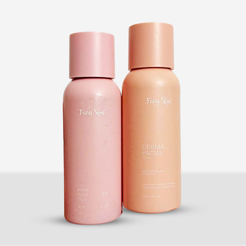 FAIRY SKIN PREMIUM EXFOLIATING TONER & DERMA FACIAL TONER | GoNGlowUAEPH
