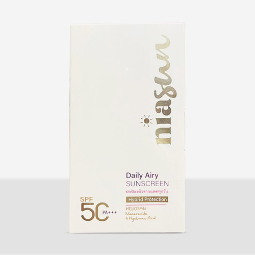 NIASUN DAILY AIRY SUNSCREEN HYBRID PROTECTION SPF50 50ML | GoNGlowUAEPH