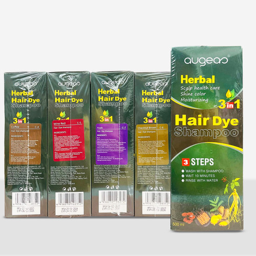 AUGEAS HERBAL HAIR DYE SHAMPOO | GoNGlowUAEPH