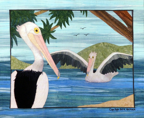 Quilt Top Kit - Batik Pelican | my-sewing-supplies