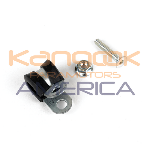 M180 Pipe retaining clip 08/12 mm, Bolt 4 x 2M1800 mm Tsei and Nut with ...