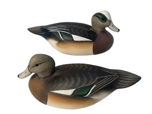 Miniature Baldpate Decoys by Charlie Joiner | Decoy Depot