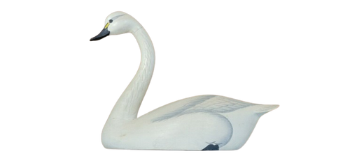 Rare Long Neck Miniature Swan by Oliver Lawson | Decoy Depot
