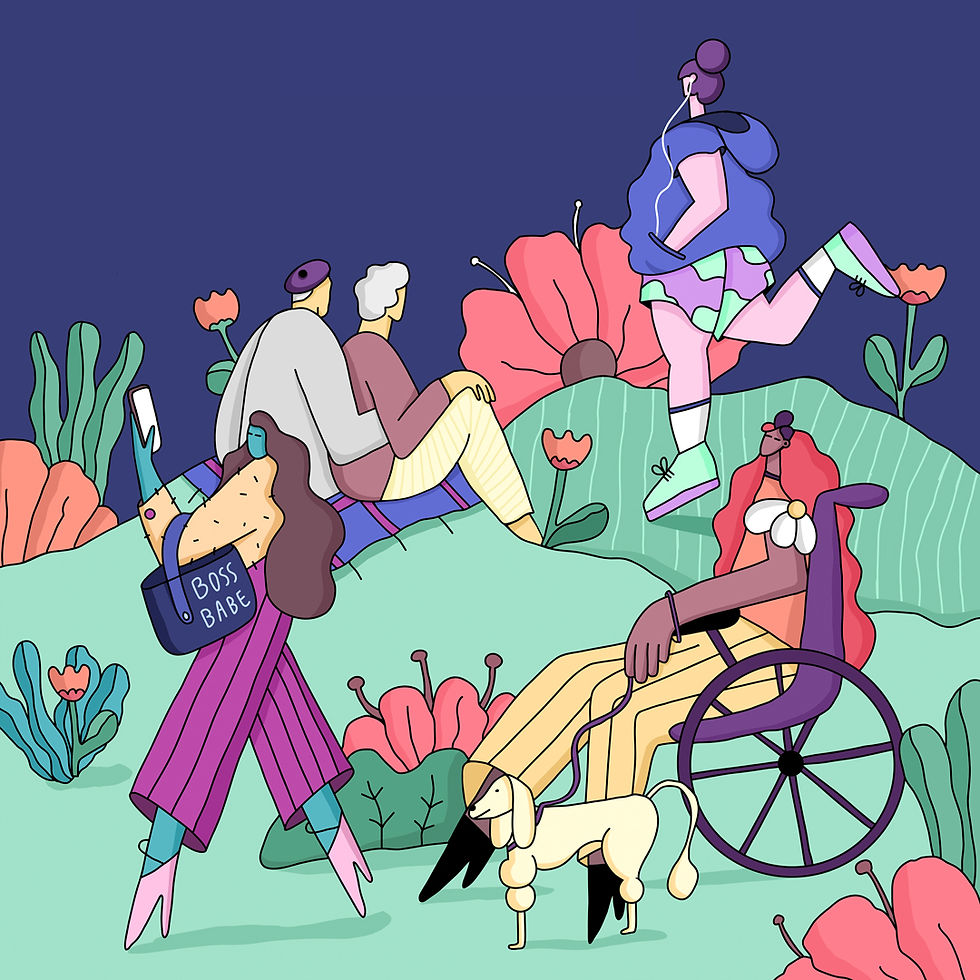 Scrambled Lines by Vick Sleiman | Freelance Illustrator