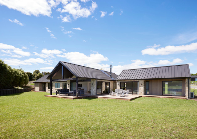 Brick and cedar country home