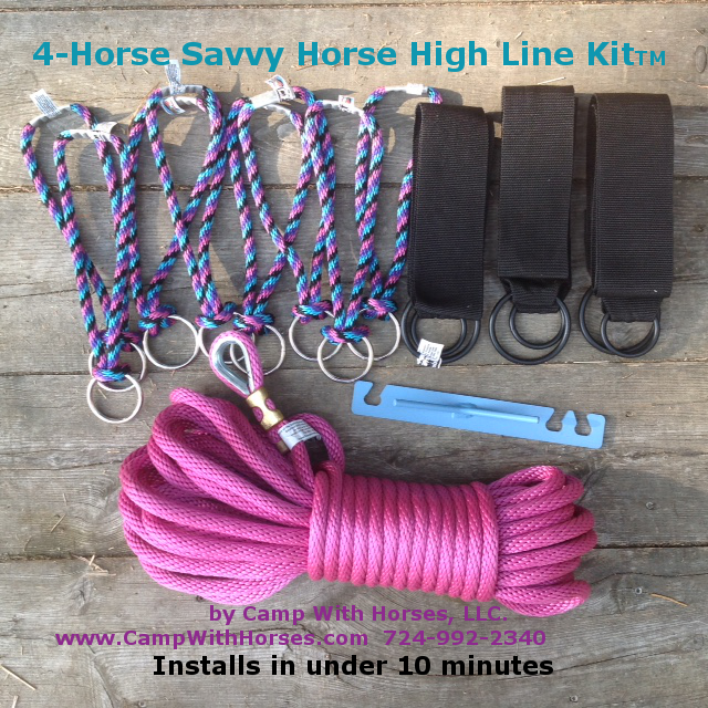 SHHL 4-Horse Kit (100' rope) | -campwithhorses-1