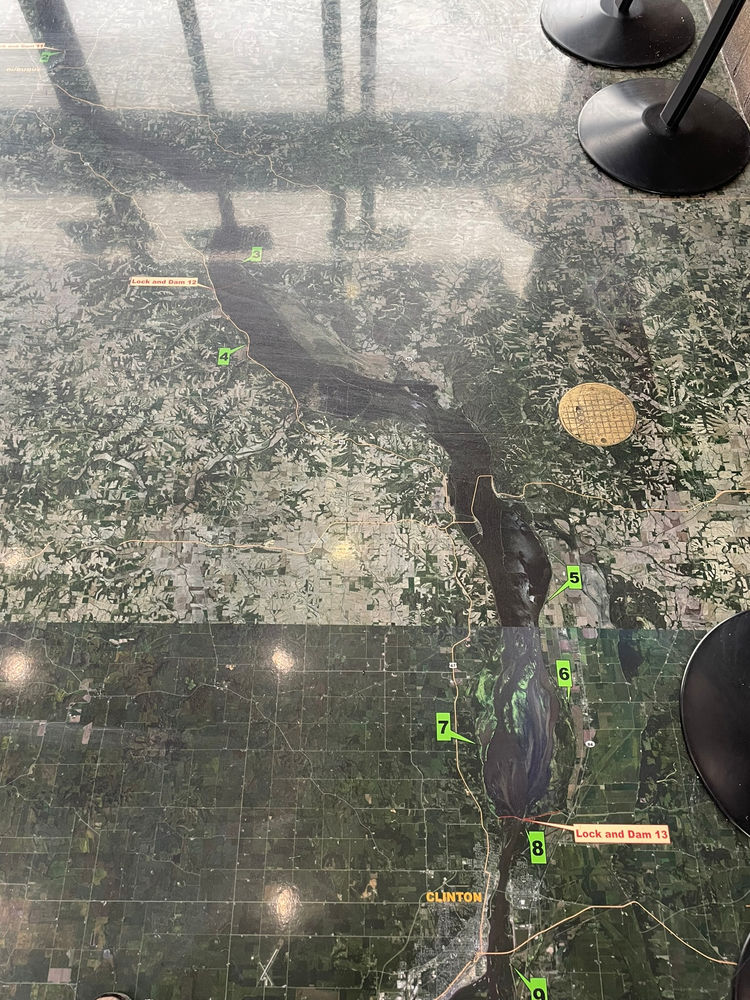 Rock Island, IL Arsenal Island. A 5 member team went to Lock and Dam ...