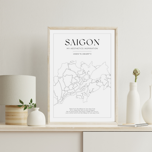 SAIGON MAP POSTER FREE | LouFoodie
