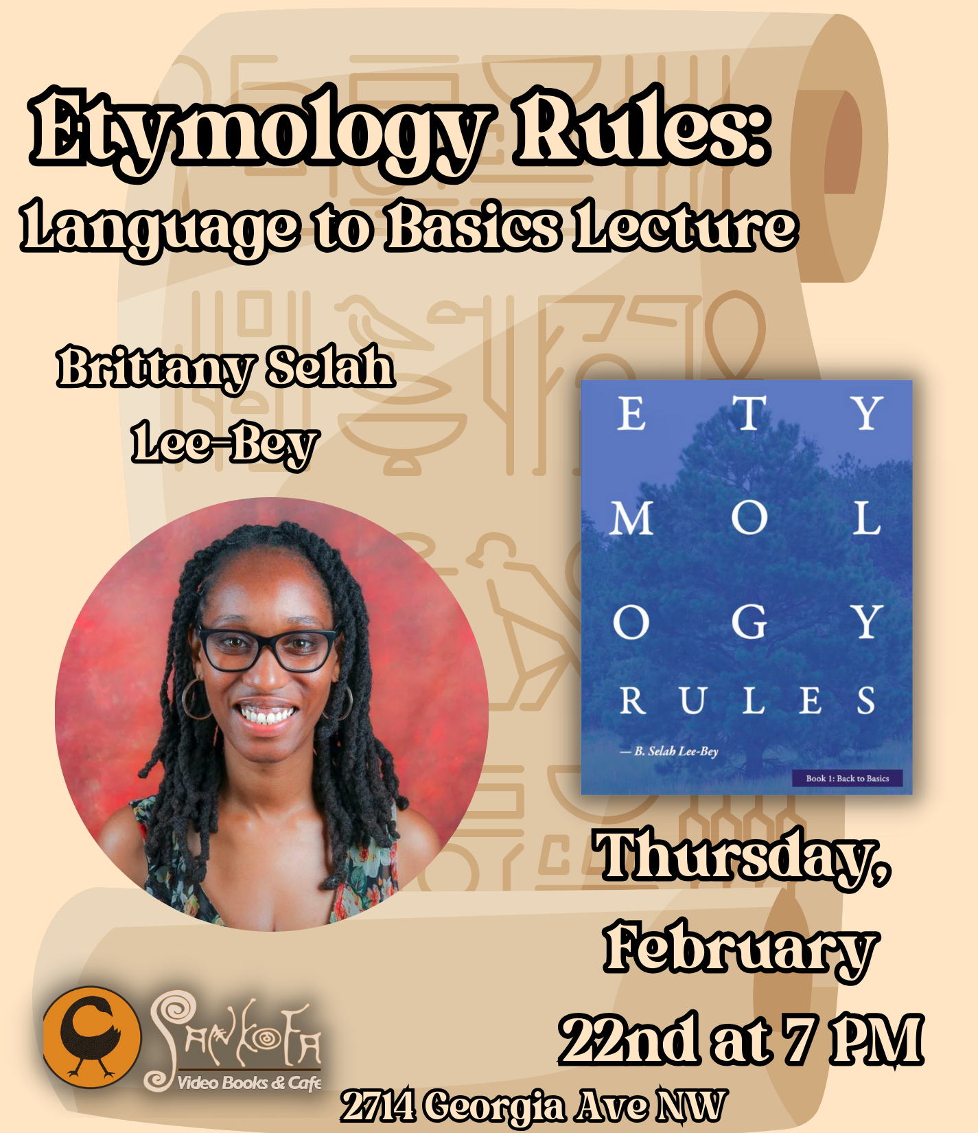 Etymology Rules: Language to Basics Lecture | sankofa-dc