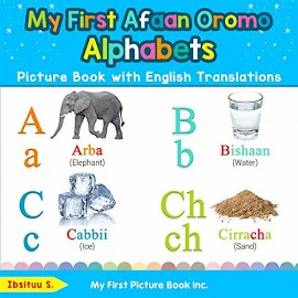 My First Afaan Oromo Alphabets Picture Book with English Translations ...
