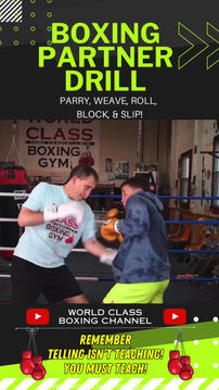 New Boxing Partner Drill for YOU!!