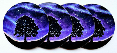 Dark Skies: Sycamore Gap coasters set | Mysite