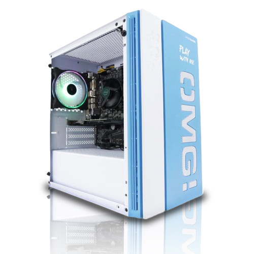 OMG BLUE Gaming PC - AMD Ryzen 5 5500 - 16GB DDR4 - 6GB Nvidia RTX 3050 ...