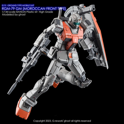 [HG] RGM-79 GM [ MOROCCAN FRONT TYPE ] | G-rework