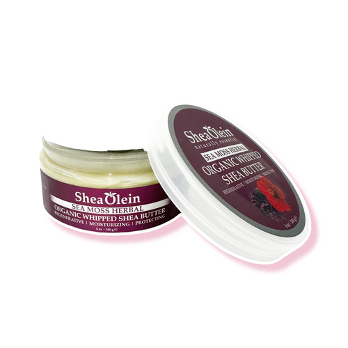 Shea Olein: Sea Moss Herbal Organic Whipped Shea Butter | tajperfumesinc