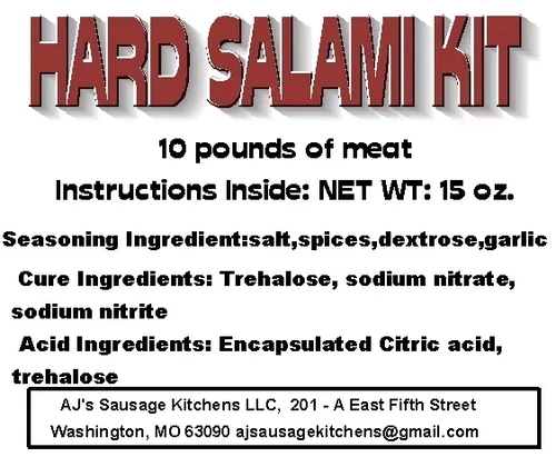Hard Salami Kit for 10 lbs | DirtCheapCasings
