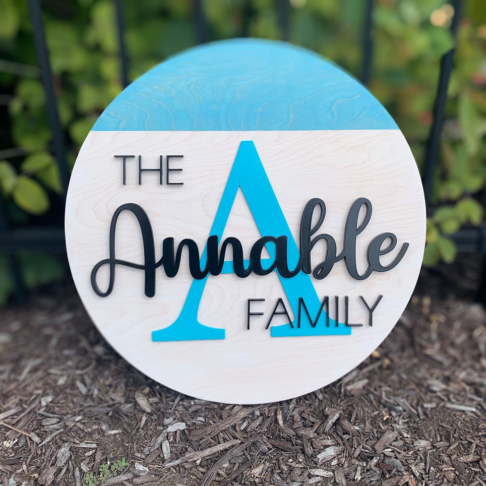 Personalized Family Monogram | Uncharted Customs