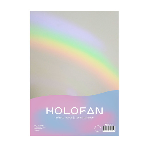 Papel Holofan Efecto Burbuja A4 Art Jet holografico | Vinilplata