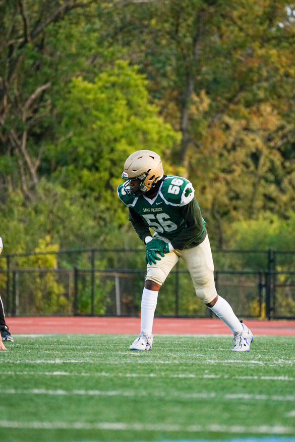 Mysonne “M.O” Okuesa • St. Patrick • Class Of 2028 •Edge/OLB • 6'1, 210lbs