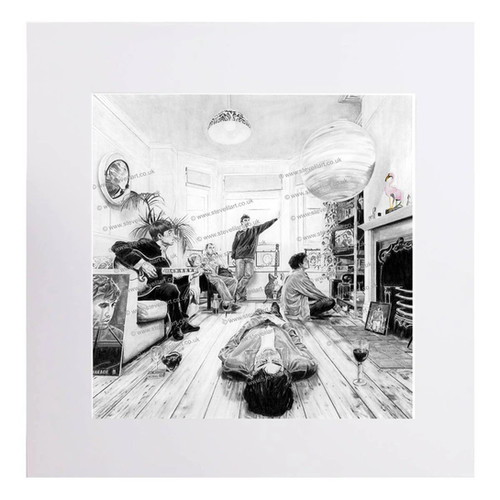 Oasis Definitely Maybe Fine Art Print - Limited Edition | Stevelilart