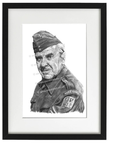 Dad's Army, Sergeant Wilson - Framed Limited Edition Print | Stevelilart
