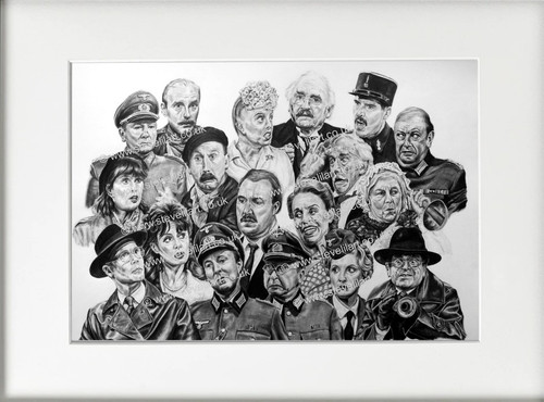 Allo, Allo! - Mounted Limited Edition Print | Stevelilart