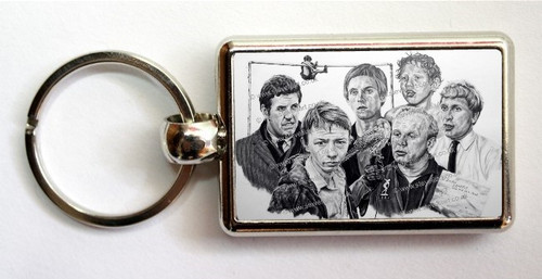 Kes - Double Sided Key Ring | Stevelilart